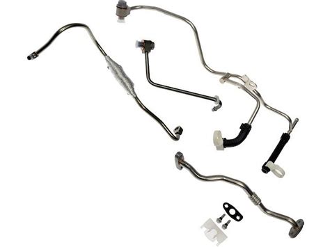 Turbocharger Coolant And Oil Supply Return Line Kit Compatible With