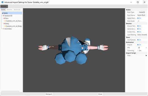 Advanced Importer `actions` Button Looks Weird In Some Themes · Issue 71762 · Godotengine