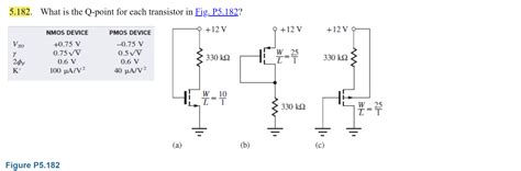 Solved What Is The Q Point For Each Transistor In Fig Chegg