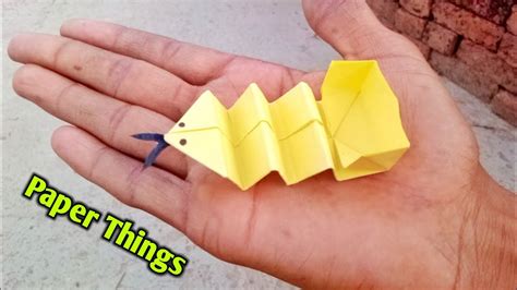 Paper Things How To Make Paper Things Paper Toys Youtube