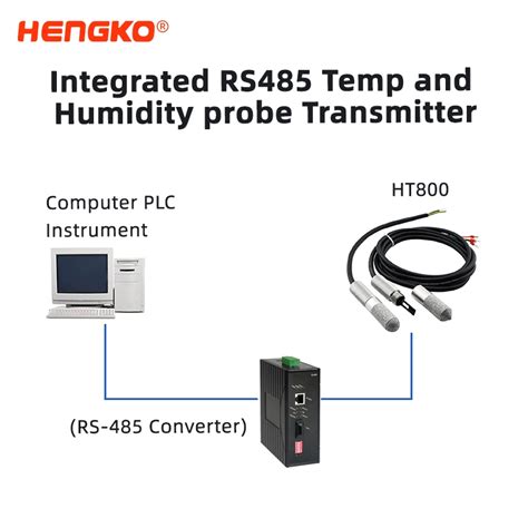 Hengko Ht800 Rs485 Modbus Rtu Temperature And Humidity Sensor Transmitter China Temperature And