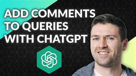 Use Chatgpt To Comment Your Sql Queries Youtube