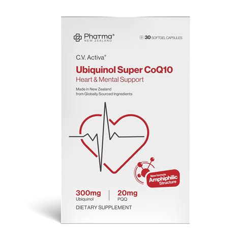 Ubiquinol Super Coq10 With Amphiphilic Structure Pnz International Limited