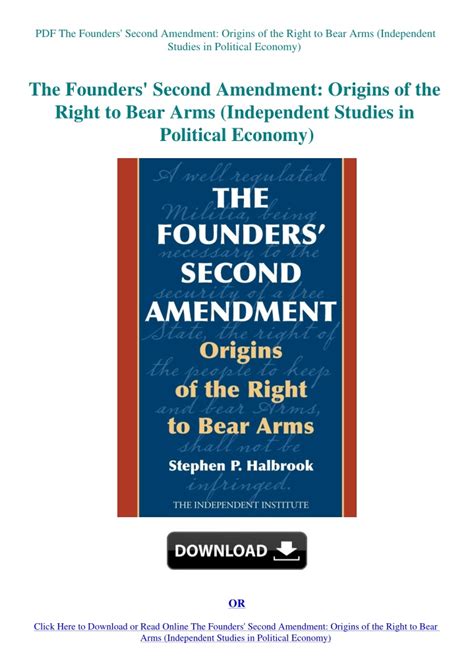 Ppt Pdf The Founders Second Amendment Origins Of The Right To Bear