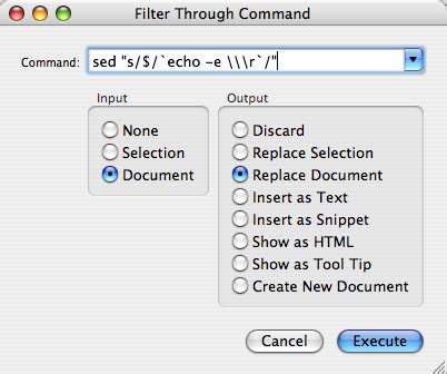 Convert Line Endings In Textmate NYC PHP Developer Andrew Woods