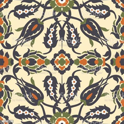 독특한 빈티지 장식 꽃 화려한 원활한 요소 디자인 서식 파일 벡터입니다 오리엔탈 스타일 패턴입니다 꽃 장식 인쇄입니다 초대장