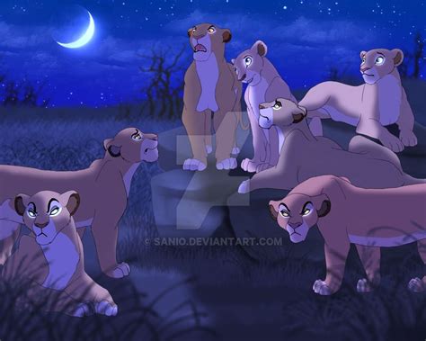 Sarabi Telling Her Lionesses To Stay Strong During Scars Reign Lion