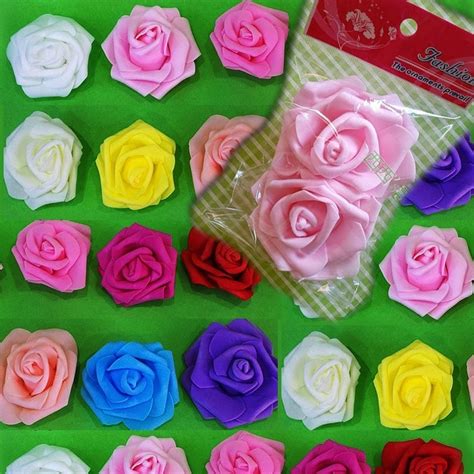 西西手工藝材料 Eva玫瑰花25cm~65cm 公佈欄壁貼黑板貼花裝飾貼飾 柵欄eva花朵貼牆貼教室佈置貼 滿額免運 西西手工藝材料 Iopen Mall