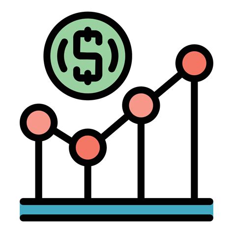 Money Graph Icon Vector Flat 27152796 Vector Art At Vecteezy
