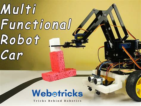 How To Make A Diy Multi Functional Robot Car Using Arduino