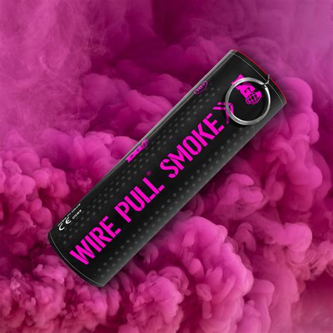 Enola Gaye Wp40 Wire Pull Smoke Grenade Pink