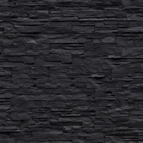 Black Stone Cladding Texture