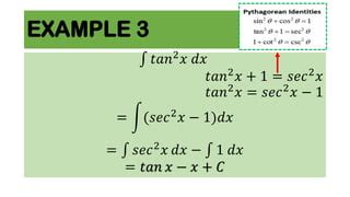 Antiderivatives Of Trigonometric Functionspdf