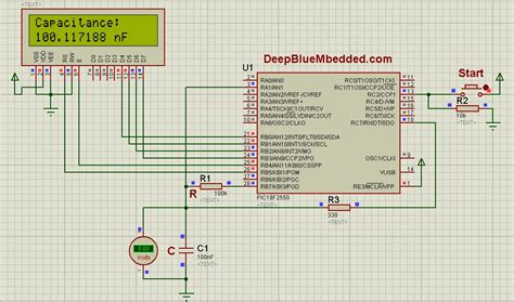 Digital Capacitance Meter How To Measure A Capacitor With Microcontroller Deepblue