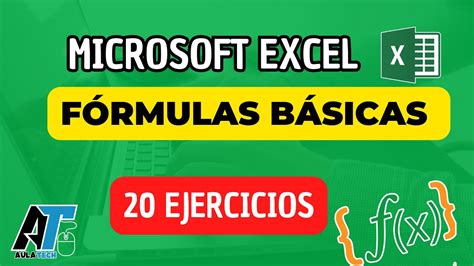 20 Ejercicios Formulas Basicas En Excel Operadores Aritmeticos