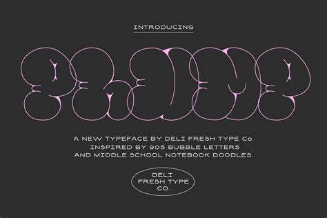 Fancy Bubble Letter Fonts