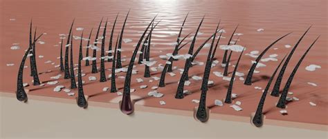 Dandruff Under Microscope