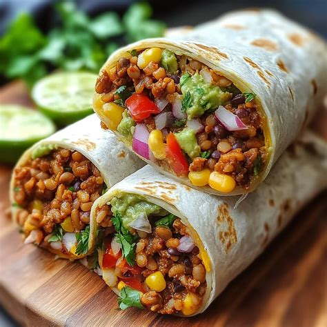10 Minute Vegan Burrito Wraps