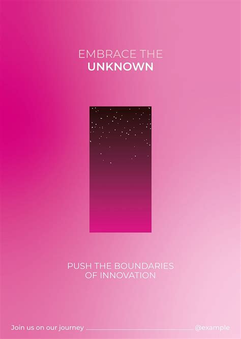 Innovative Journey Beyond Boundaries Poster Free Vector Template Rawpixel