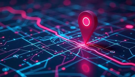 Using The Pin Route Path Concept And Digital Gps Location On The Map Premium Ai Generated Image