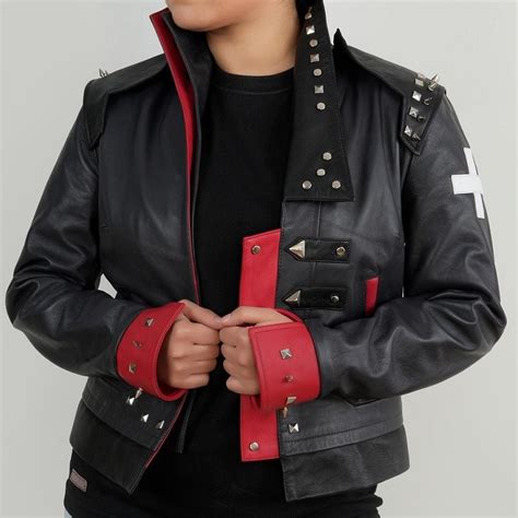 Vi Black Leather Jacket Etsy