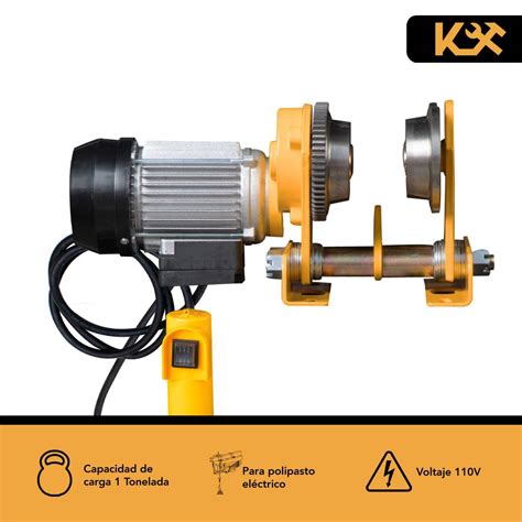 Trole Electrico Para Polipasto 1 Tonelada 110v Con Control