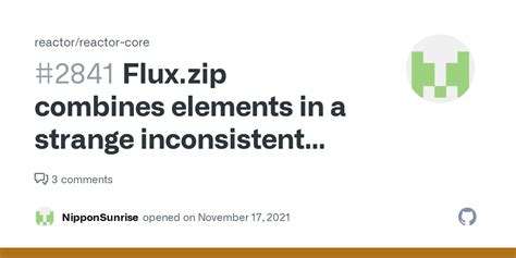 Flux Zip Combines Elements In A Strange Inconsistent Way Issue Reactor Reactor Core