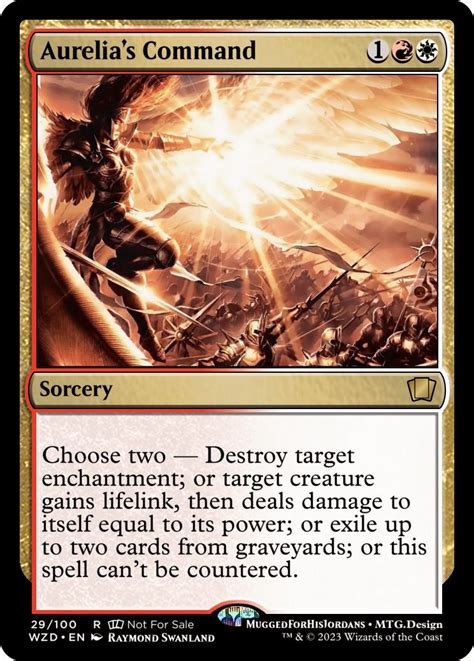 Aurelias Command Aka F Rakdos Midrange Rcustommagic