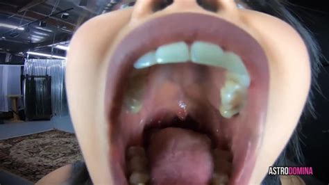 Queen Of Vore Giantess Shrinking Fetish Asian Dominatrix Astrodomina Mouth Teeth Tongue Eat