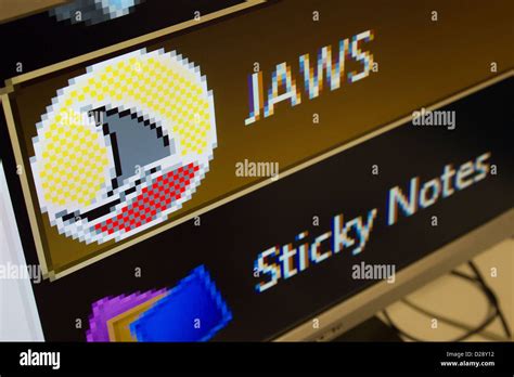 Computer Class For People With Visual Impairments Enlarged Text And