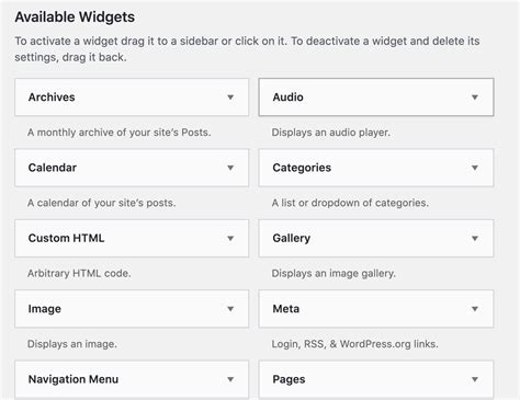Guida Completa Ai Widget Di Wordpress Kinsta