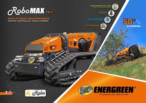 Energreen Uk Robomax 75hp Remote Controlled Machine For Sale From