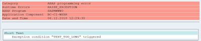 SAP ABAP Central SMW RAISE EXCEPTION Dump Solution Of The Error Received When Deleting An