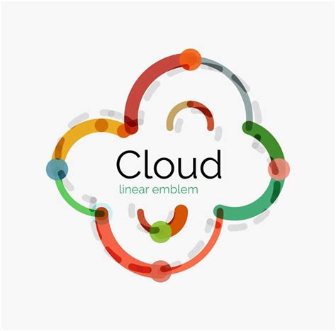 Premium Vector Flat Design Cloud Icon Background