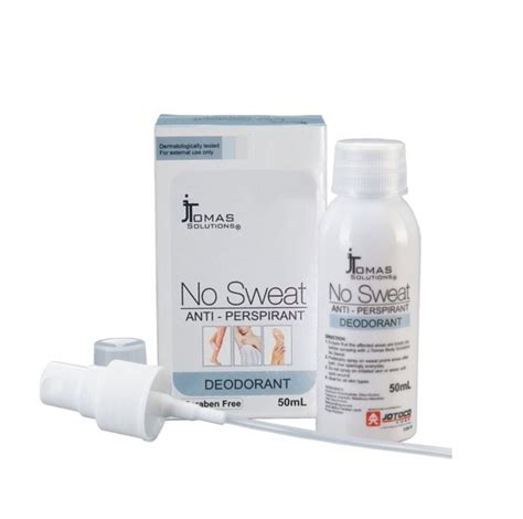ANTIPERSPIRANT DEODORANT NO SWEAT, 51% OFF