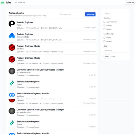 android jobs