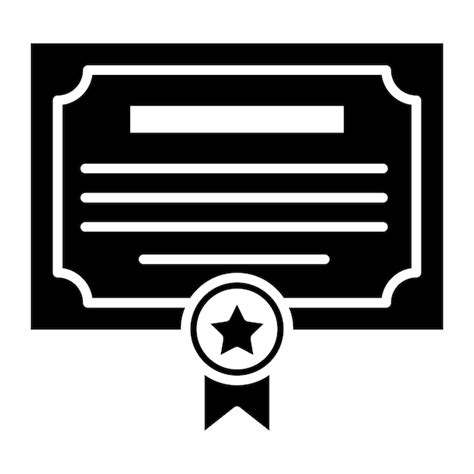 Certificado Simbolo Papel Preto Imagens Download Grátis No Freepik