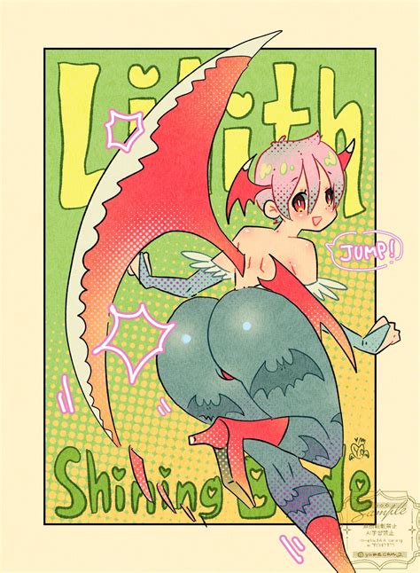 Yumecan2 Lilith Darkstalkers Capcom Darkstalkers Highres 1girl Ass Blue Bridal