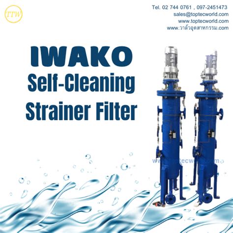 Strainerfiltervalve Self Cleaning Strainer Filter