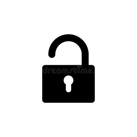 Lock Icon Padlock Icon Vector Encryption Icon Security Symbol Stock