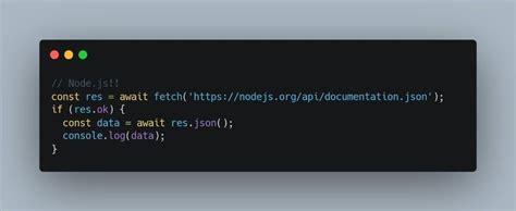 Gavin Szczesniak On Linkedin Node 18 Brings In A Better Way To Fetch I Enjoy Axios But I