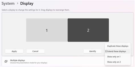 Как настроить несколько мониторов в Windows 11