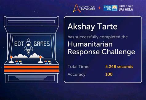 Rpa Automationanywhere Rpacommunity Aa360 Botgames Akshay Tarte