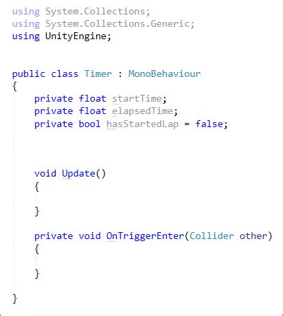 Unity Lap Timer