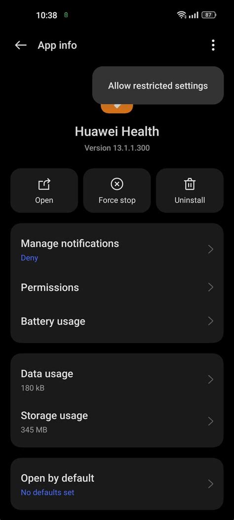 if you have issues enabling permissions on the huawei health app you can enable them by going