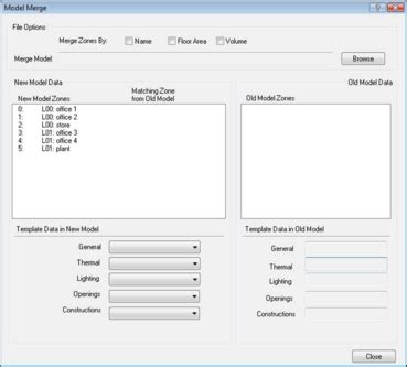 Merge Model Data Rendering