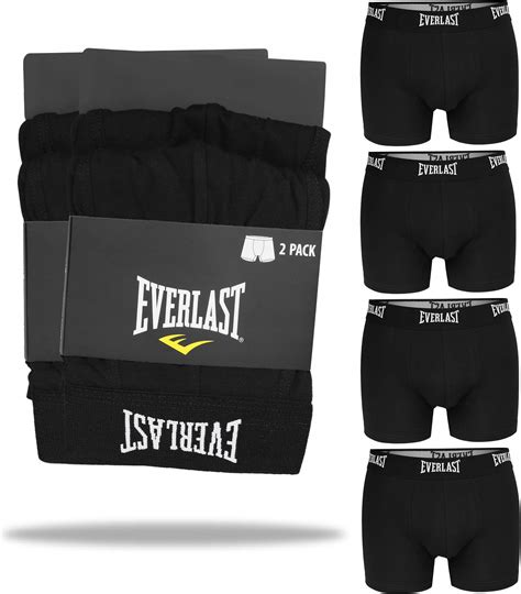 Everlast Bokserki Męskie Bawełniane Czarne 4 sztuki Rozmiar L - Ceny i ...