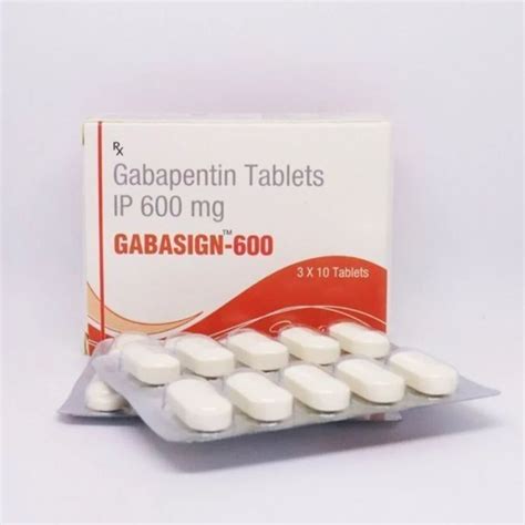 Gabasign 600mg Gabapentin Tablets At ₹ 238 Stripe Gabapin In Nagpur Id 2854083453733
