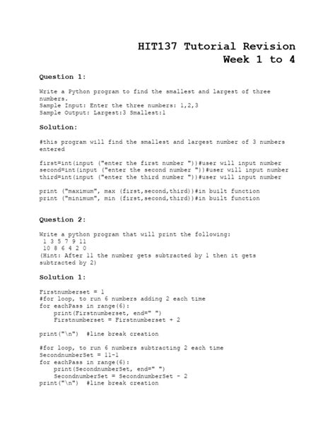 Coding Revision Pdf Computer Programming Computing