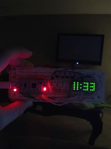 Jesse Randall On Linkedin Variable Width Text Led Matrix Clock Using Stm32 Dev Board And Wwvb